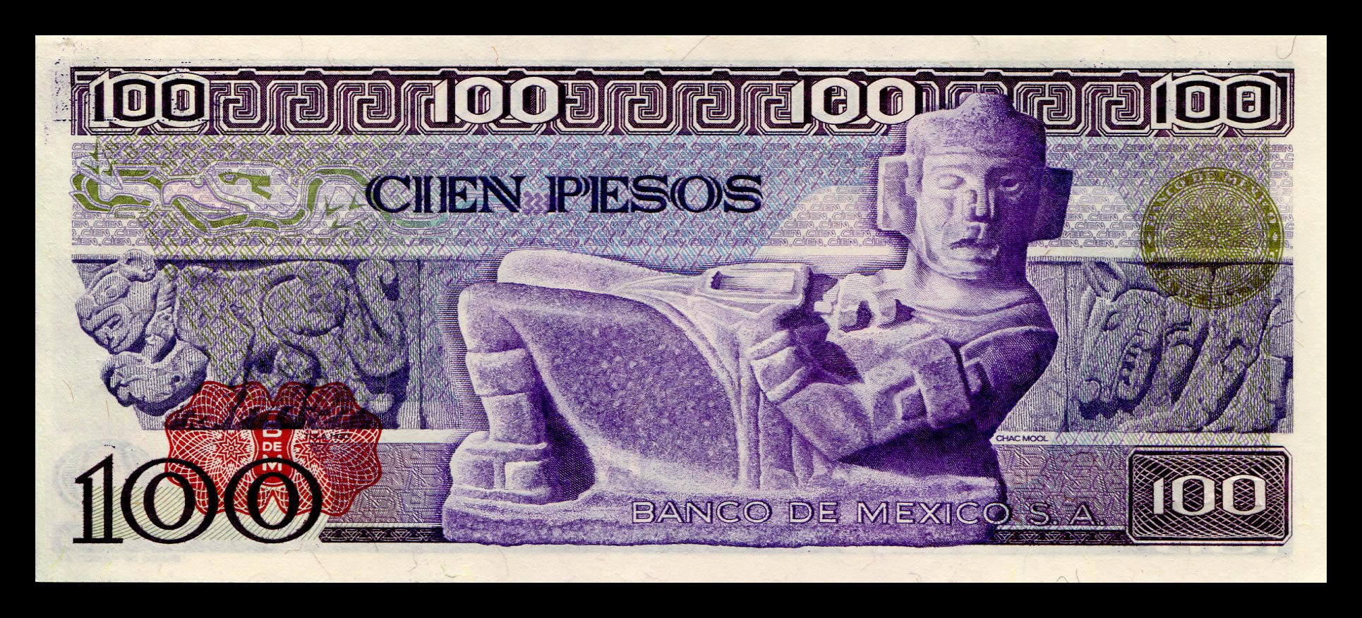 Billete México 100 pesos Venustiano Carranza – NUMISMÁTICA MARTELL