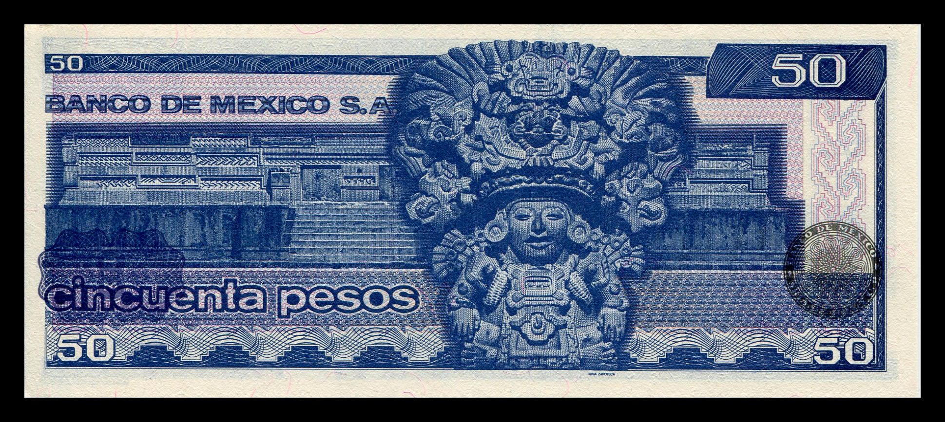 Billete México 50 Pesos Benito Juárez – NUMISMÁTICA MARTELL