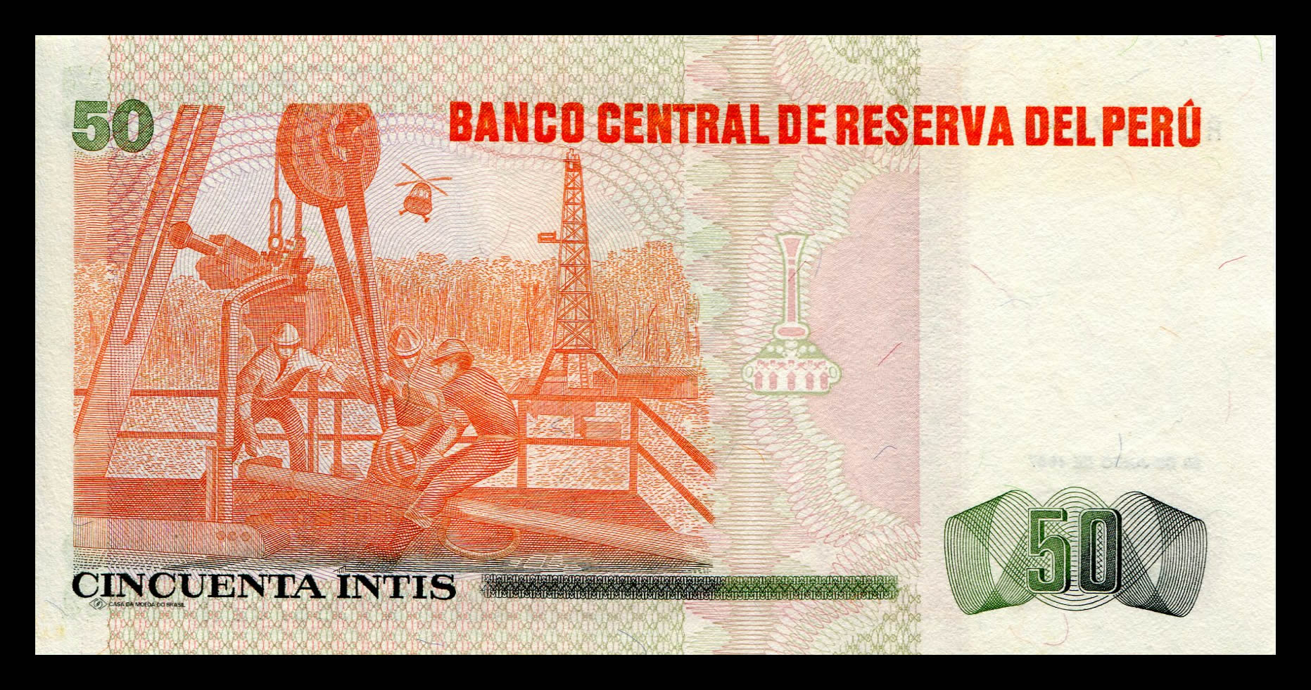 Billete Perú 50 Intis – NUMISMÁTICA MARTELL