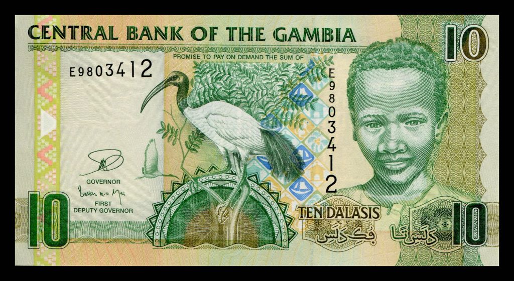 Billete 10 Dalasis Gambia – NUMISMÁTICA MARTELL