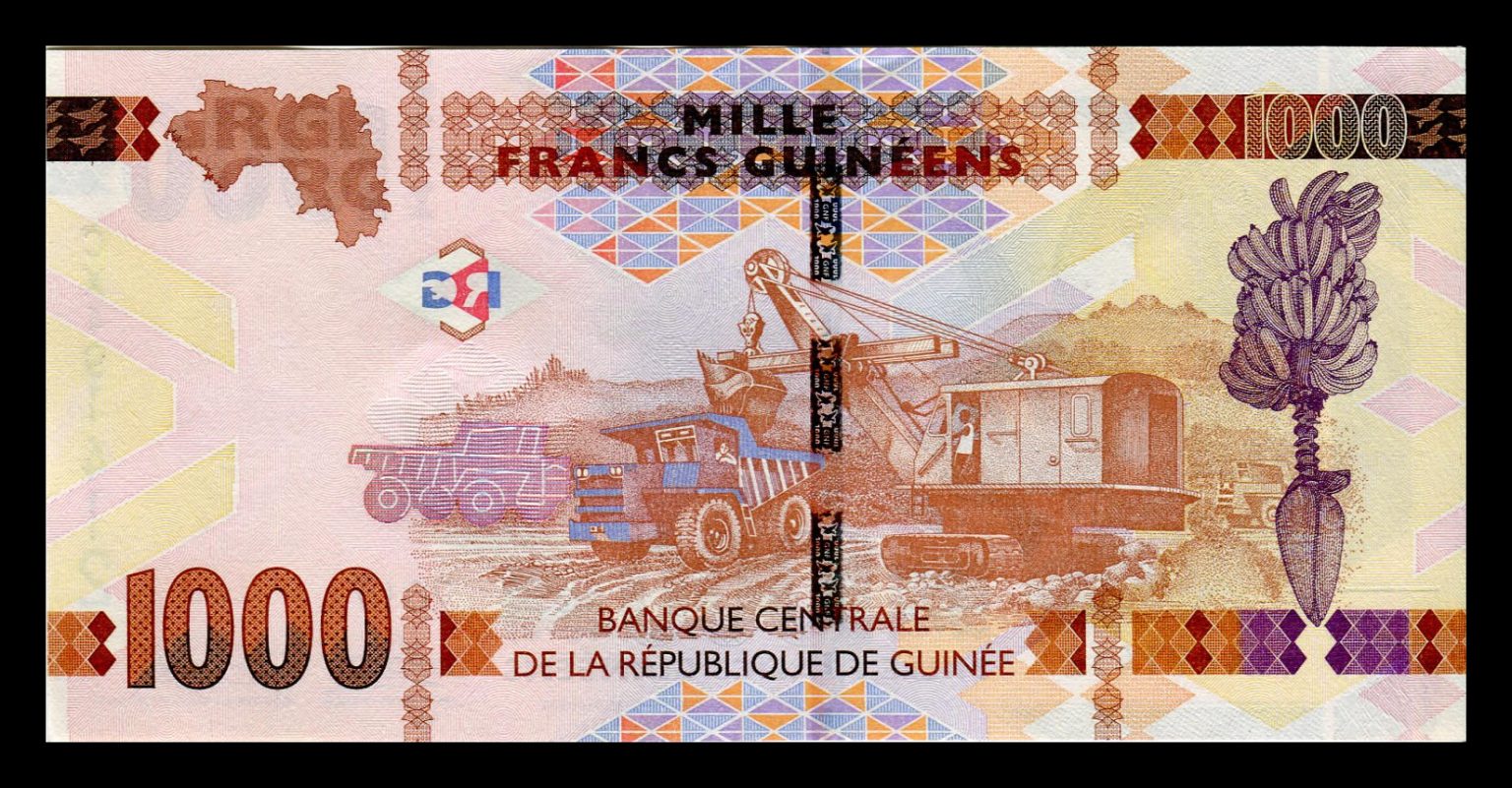 Billete Guinea 1000 Francos – NUMISMÁTICA MARTELL