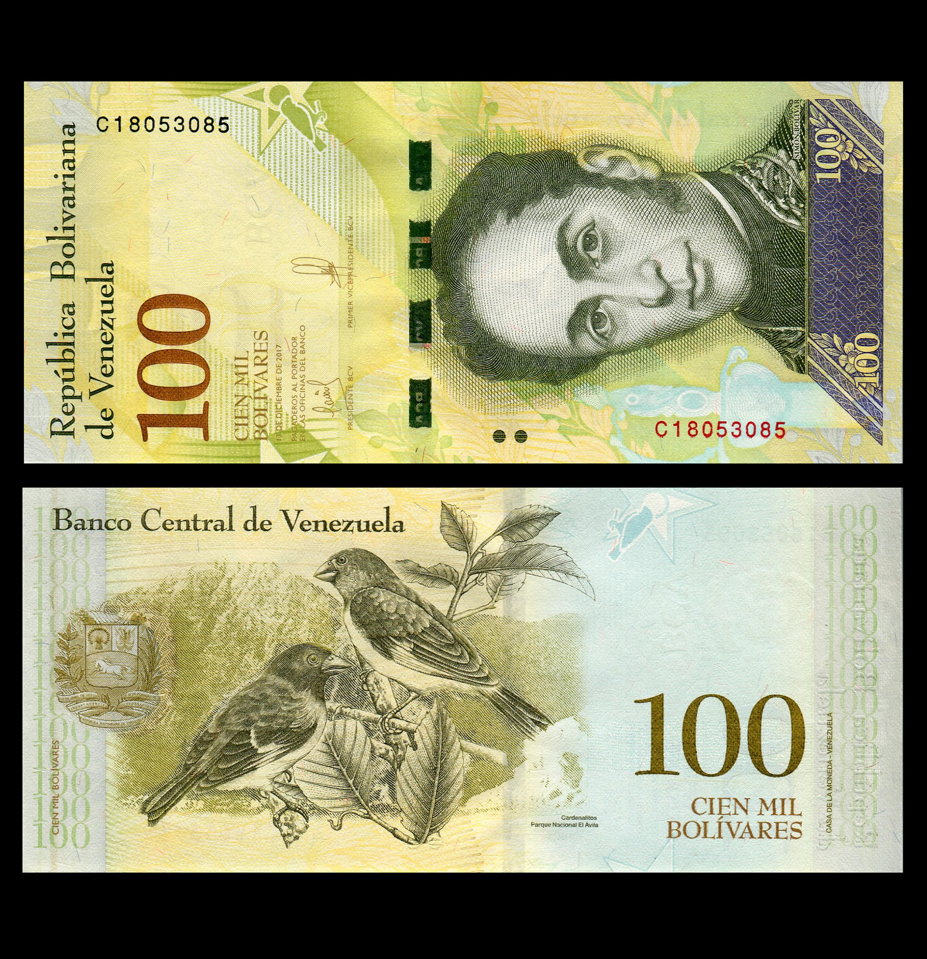 Billete Venezuela 100 Bolívares – NUMISMÁTICA MARTELL