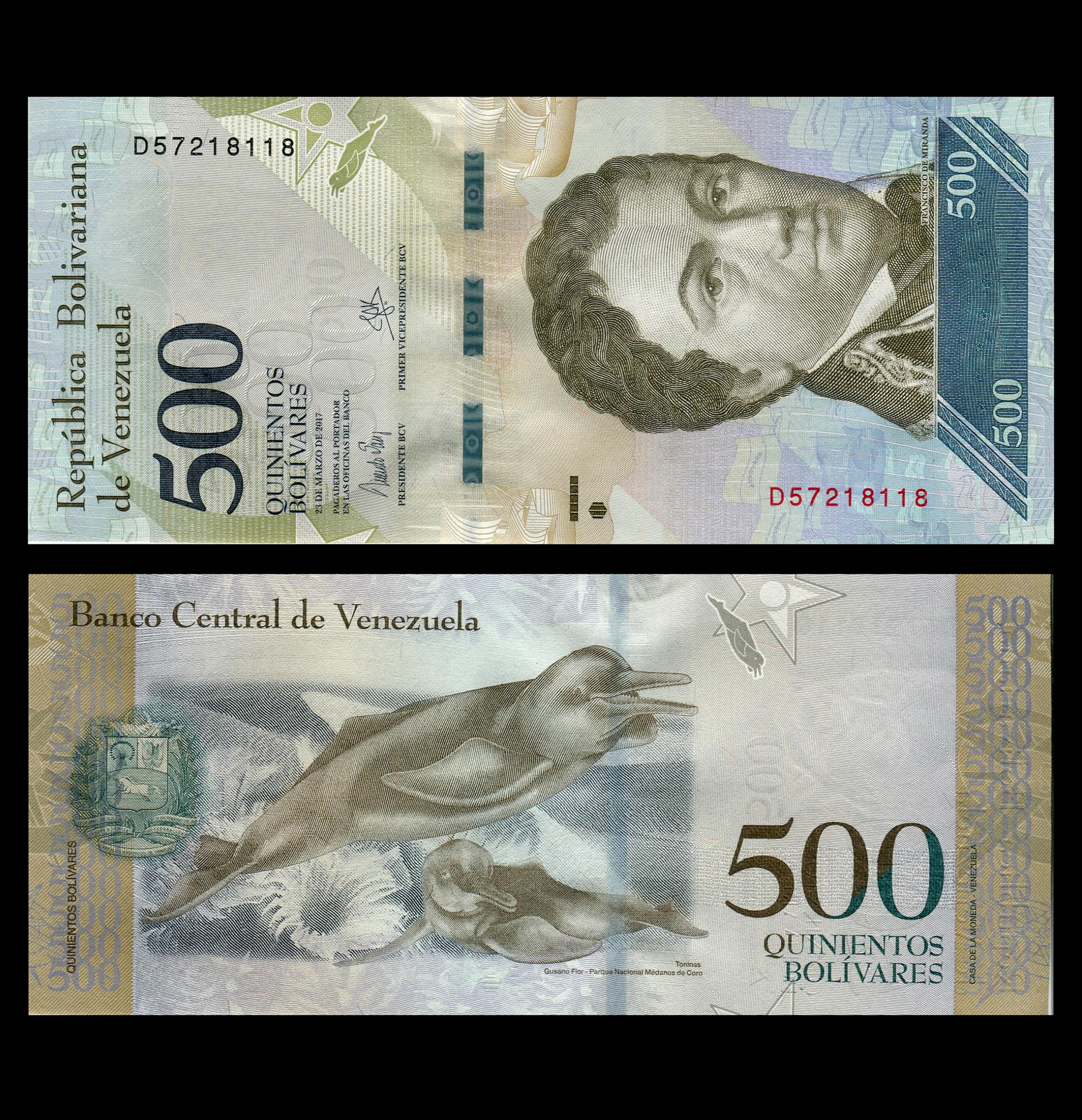 Billete Venezuela 500 Bolívares – NUMISMÁTICA MARTELL